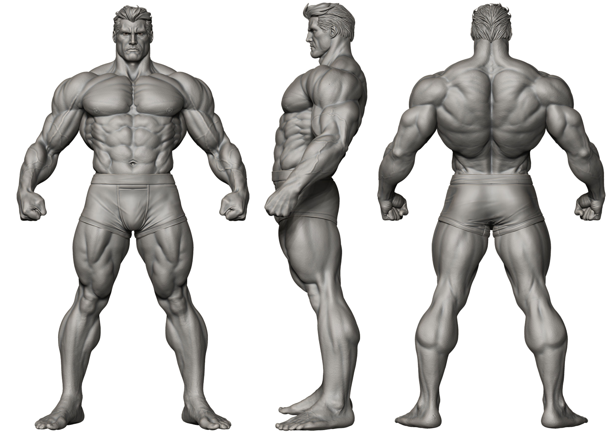 Super Hero 3D Models